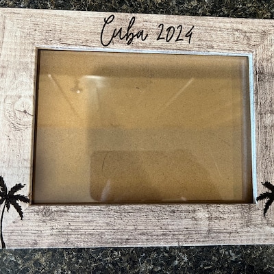 Personalized Wood Burned Picture Frame Engraved Frame Customized Gifts ...