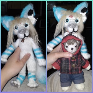 Custom Fursona Plushy, Fursona Doll, Custom Crochet - Etsy