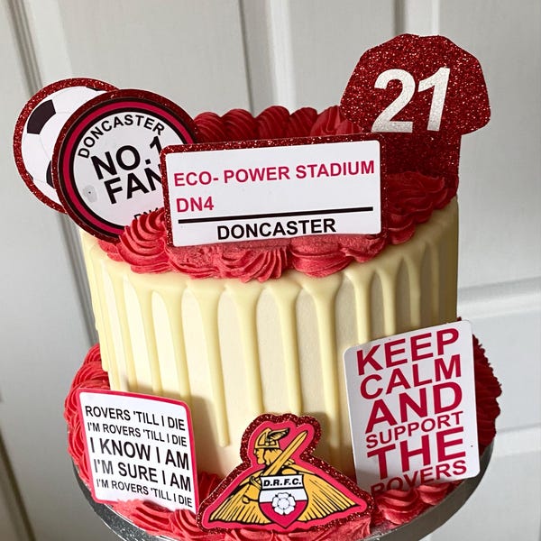 Chelsea Themed Cake Topper Personalised With Name and Age - Etsy UK