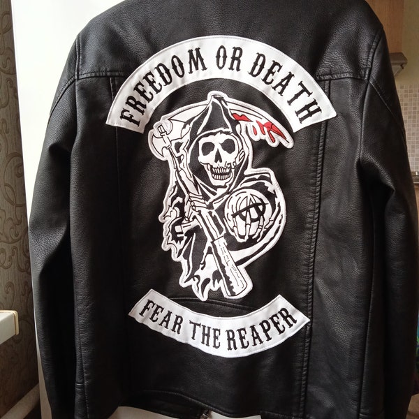 Sons of Anarchy Back Patches Embroidered ***JACKET NOT INCLUDED*** - Etsy
