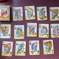 Fish Playing Cards Fly Fishing Poker Deck Illustrated Trout - Etsy