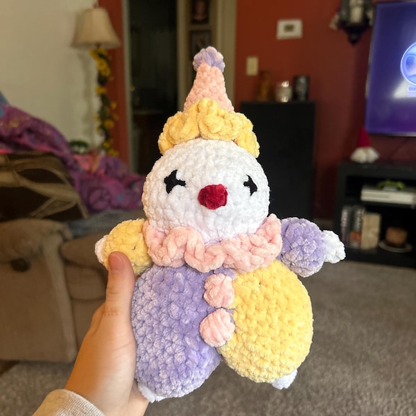 Chubby Clown Crochet Pattern | Amigurumi PDF Tutorial | Circus Plush ...