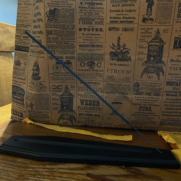 Coffin Shaped Rustic Wooden iPad Stand - Tablet-holder- Kitchen Tablet ...