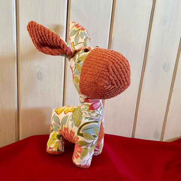 Stuffed Animal - Donkey | Burro PDF Sewing Pattern & Tutorial | Fabric ...