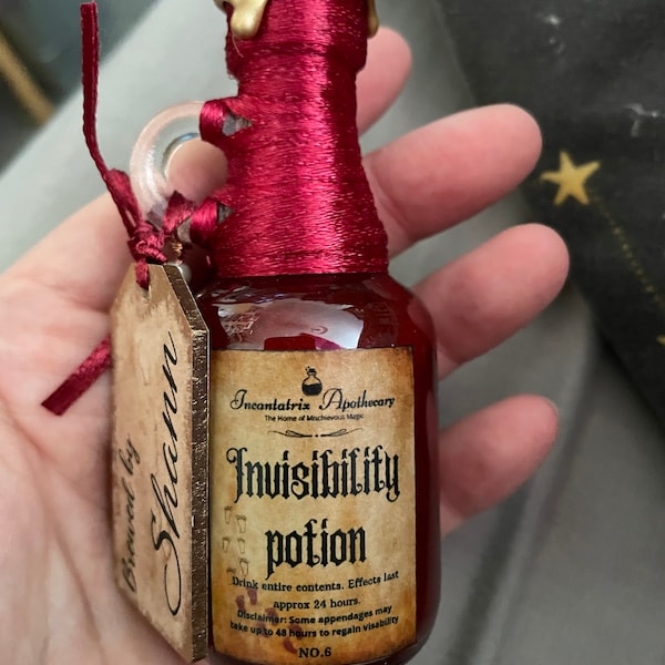 Invisibility Potion — Witch and Wizard Potions, Vials, Bottles and ...