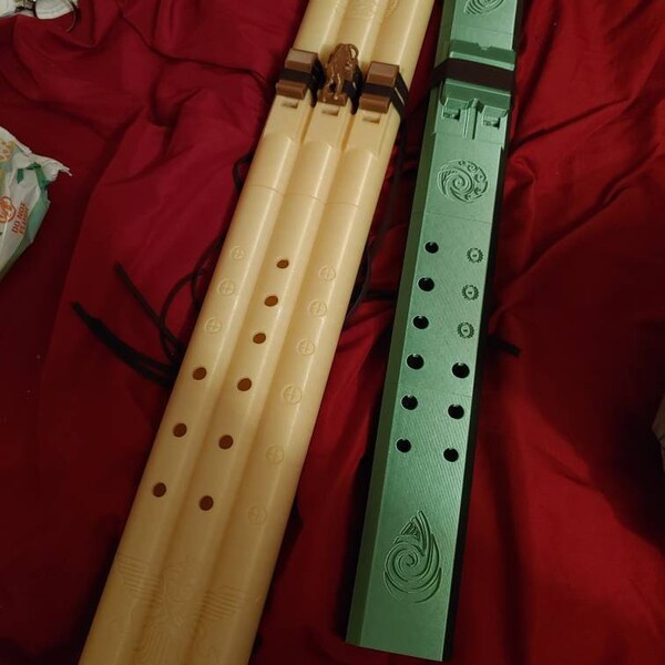 3D Printed Triple Flute, Key of G, Native American Style - Etsy