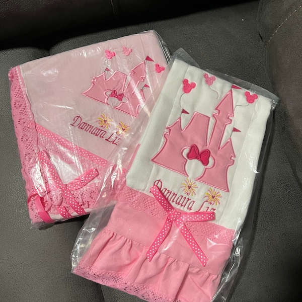 Character Inspired Miss Mouse Castle Embroidery Applique Design - Etsy