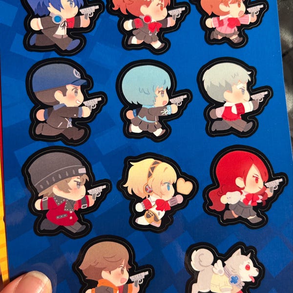 Persona 3 4 5 Sticker Sheets - Etsy