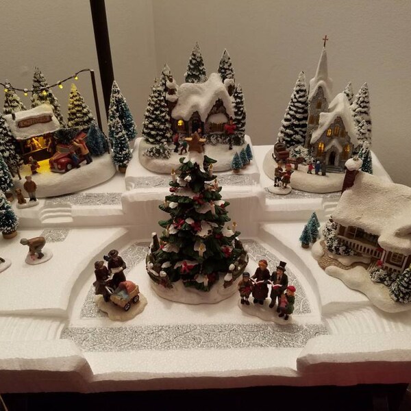 Village Display Platform C31large Dept56 Lemax Dickens Snow Village ...