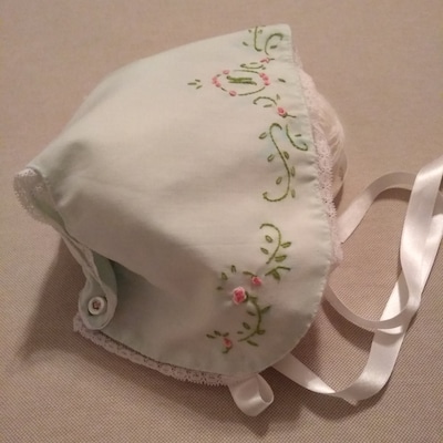 Prince/princess PDF Bonnet Pattern, Preemie 12 Mo. - Etsy