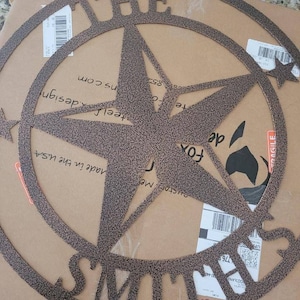 Star Address Circle Sign - Etsy