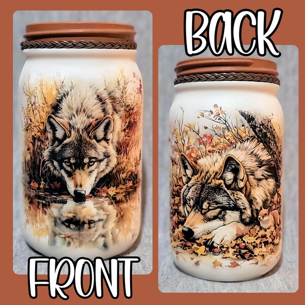 Watercolor Winter Wolf Forest Clipart Bundle JPEG Commercial Printable ...