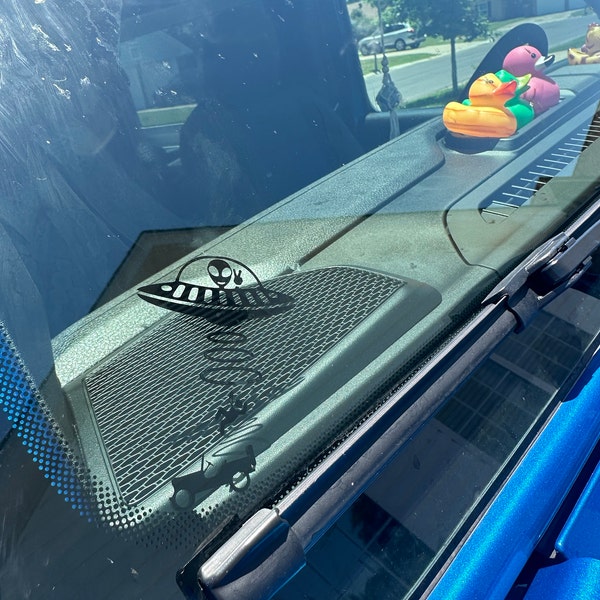 Jeeper Windshield Decal Alien Abduction/ufo Jeeper Sticker /wrangler ...