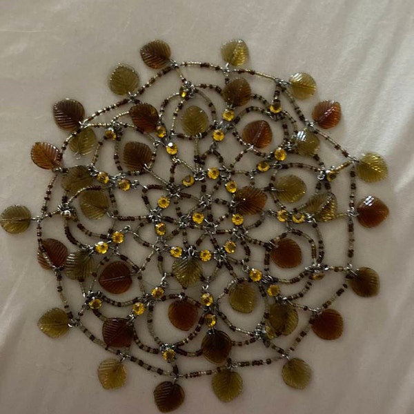 Iridescent Gold Beaded Star of David Wire Kippah for Women - Etsy