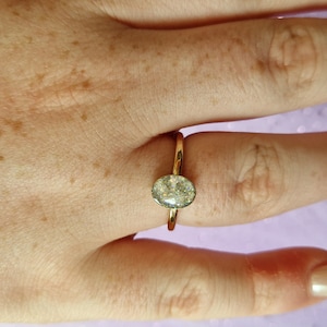 Gold Memorial Keepsake Ring in Memory of Departed Loved Ones - Etsy UK