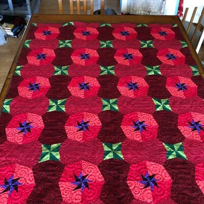 Swirl Quilt Block Embroidery Design. Quilt Block Pattern. Quilting ...