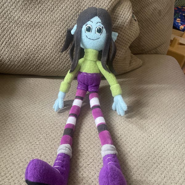 Paintbrush Plushie Inanimate Insanity Inspired, the Hothead, Handmade ...