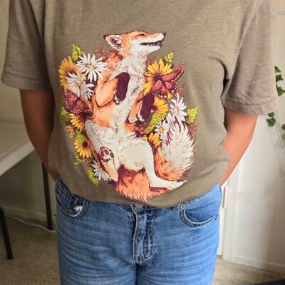 Juniper the Fox Weatherproof Sticker - Etsy