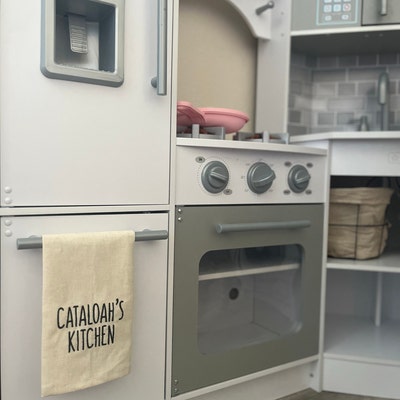 Boho Rainbow Kids Kitchen Accessories, Pretend Play, Toy Oven Mitt, Toy ...