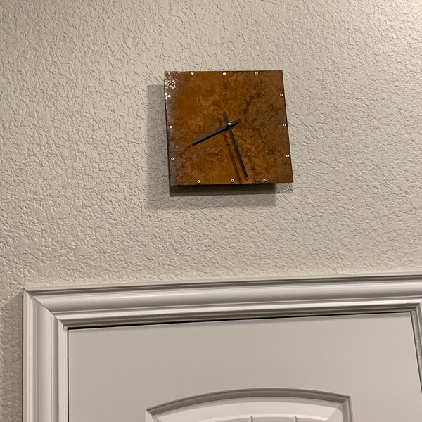 Outnumbered VI Wall Clock With Numbers / Oversize Metal Art Giant Home ...