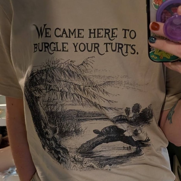 Burgle Your Turts Sweatshirt, Halloween Sweatshirt, Over the Garden ...