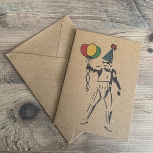 Handmade Stormtrooper Birthday Card Unique Star Wars Card - Etsy
