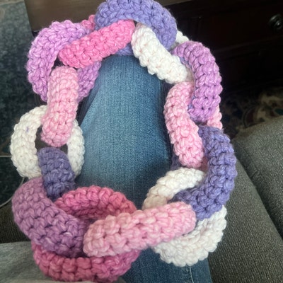 Chain Link Scarf Crochet Pattern Crochet Scarf Pattern Crochet Cowl ...