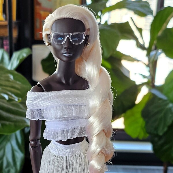 Hard Cap Wig for NEEMA, Ellowyne Wilde, Hand Dyed Teeswater Curly Locks ...