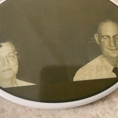 Headstone Photo Plaque, Personalized Memorial, Attach to Headstone ...