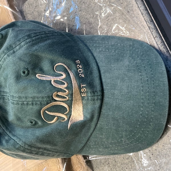 Dad Hat, Dad Est Hat, Fathers Day Hat, Dad Hat Embroidered, Fathers Day ...