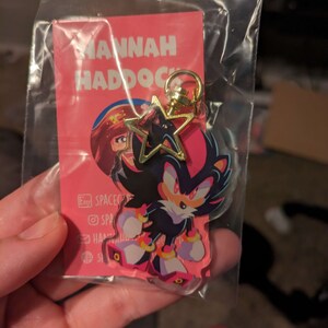 Sonic the Hedgehog and Shadow the Hedgehog Acrylic Keychain - Etsy