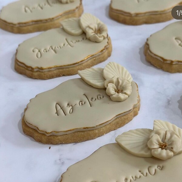 Script Font Set Letter Stamp Alphabet Stamp Signature Font Stamp Font ...