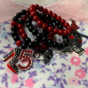 Black Colorful Bling Charms for Bracelets Rhinestone Charms, Charm ...