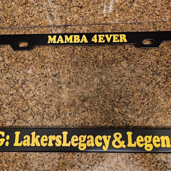 Custom License Plate Frame - Heavy Duty Stainless Steel License Plate ...