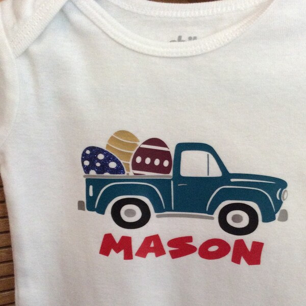 Happy Easter SVG, Old Vintage Truck With Easter Egg, Vector Clip Art ...