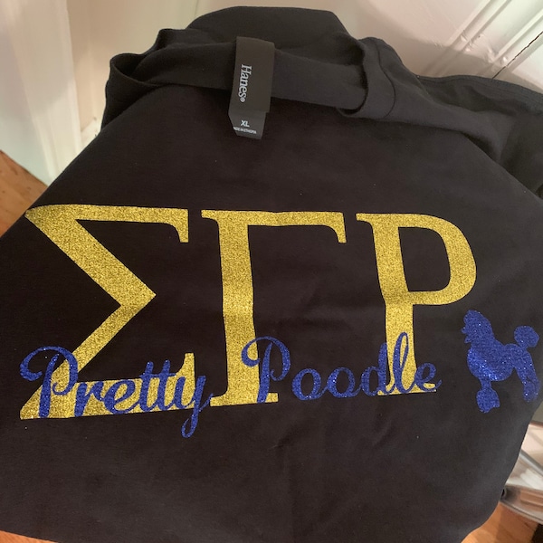 Sigma Gamma Rho Pretty Poodle - Etsy