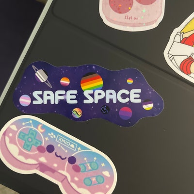 Safe Space Neurodiversity LGBTQ Ally Vinyl Decal Sticker - Etsy