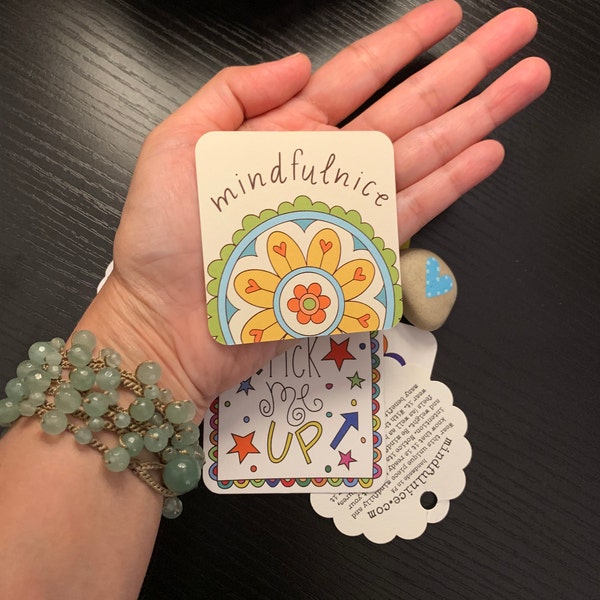 Mindful Minute Mindfulness Activities Cards for Families, Children, and ...