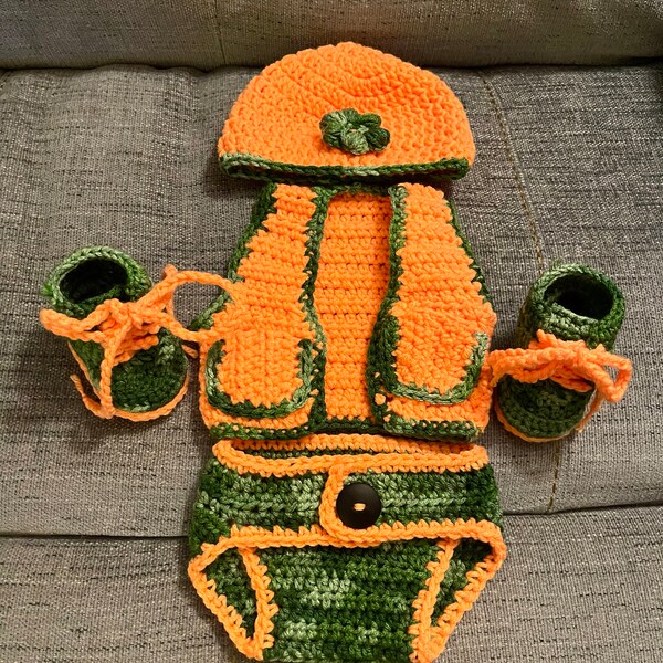 CROCHET PATTERN for Baby Boys "combat" Boot Crochet Pattern, Beige ...