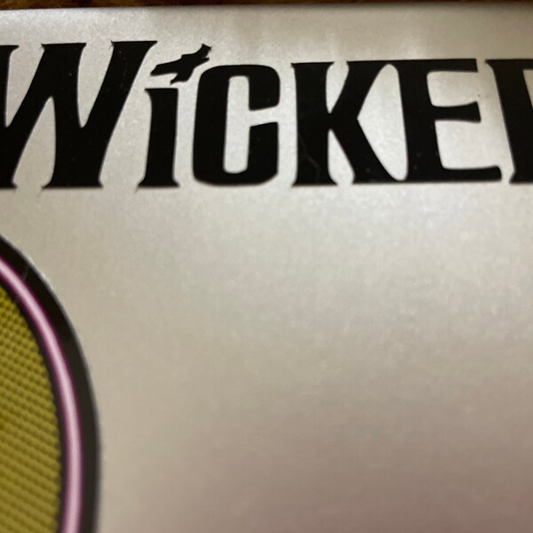 Wicked the Musical Inspired Logo Decal Sticker, Wicked, Wicked Musical ...