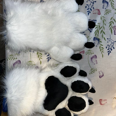 PDF Pattern Download Puffy Fursuit Handpaws, Furry Paws Tutorial, Paw ...