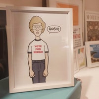 Funny Bruce Springsteen Cartoon Pun Christmas or Birthday Card A6 - Etsy UK