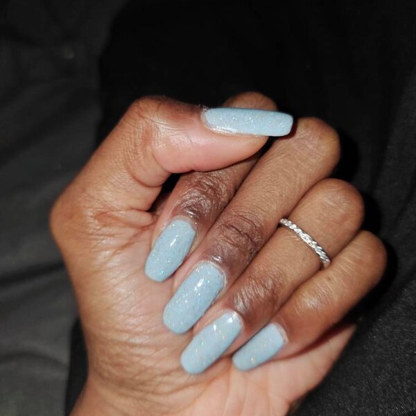 Diamond Dust - Silver Holographic Nail Polish, Glitter Polish, Holiday ...