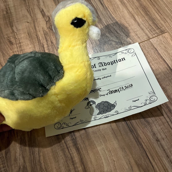 Turtle Duck Realistic Plush Hand-sewn - Etsy