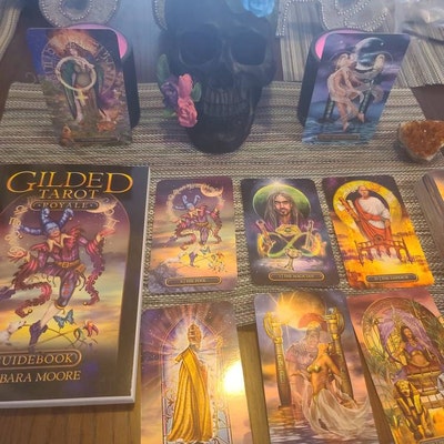 Gilded Tarot Royale Kit Card Deck & Guidebook Set Oracle Cards and Book ...