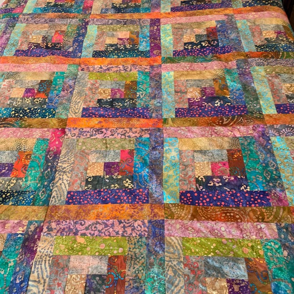 Starshine in Multi Quilt Kit Fabric Pattern and Binding and Backing ...