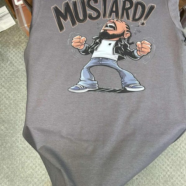 Kendrick Lamar Mustard PNG, Tv off Lyrics T-shirt Design, GNX, Mustard ...