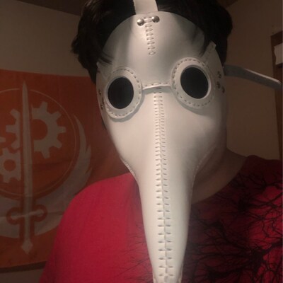 Plague Doctor Mask Red Plague Doctor Mask Plague Doctor - Etsy