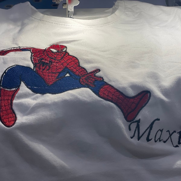 Embroidery Design Spiderman Superhero Pes Hus Jef 5 Sizes - Etsy