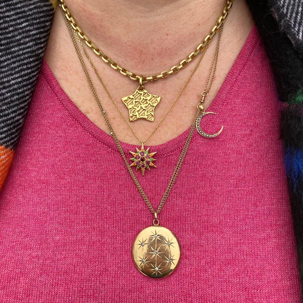 Estate Stackable 14k Gold Mixed Charms Pendants 12/4/24 LOT Z - Etsy